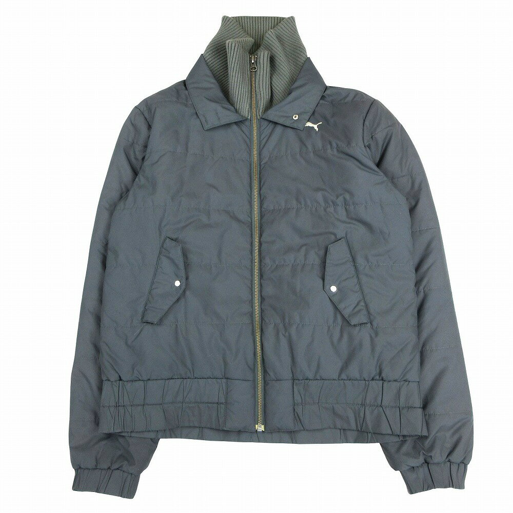 &nbsp; 商品名 &nbsp; 【PUMA プーマ ブルゾン 中綿入り ジャケット リブ切替 ナイロン 上着 P57052 アウター サイズL グレー レディース】 &nbsp; 表記サイズ &nbsp; 【L】 &nbsp; 実寸サイ...