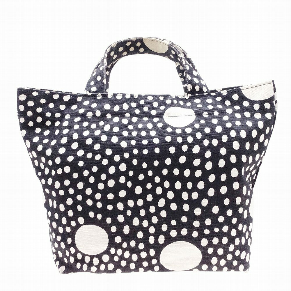 &nbsp; 商品名 &nbsp; 【marimekko メリメッコ ドット柄 トートバッグ ハンドバッグ 舟形 コットン キャンバス カバン 鞄 ブラック 黒 レディース】 &nbsp; 表記サイズ &nbsp; 【-】 &nbsp; 実...