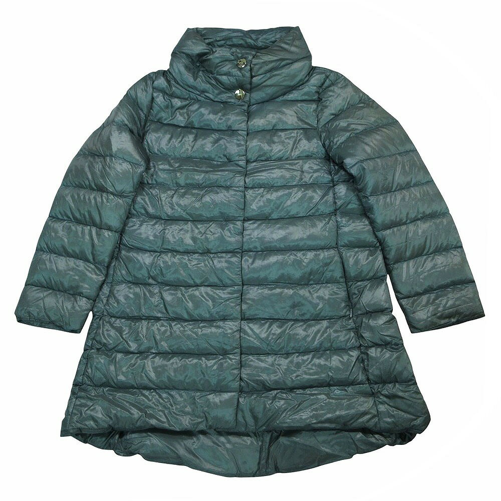 &nbsp; 商品名 &nbsp; 【HERNO ヘルノ イコニコ ダウン ジャケット コート スタンドカラー Aライン ナイロン 軽量 ICONICO 42 M グリーン レディース】 &nbsp; 表記サイズ &nbsp; 【42/M】...