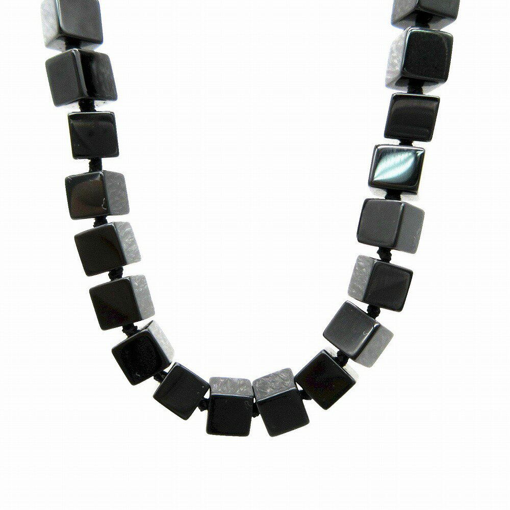 &nbsp; 商品名 &nbsp; 【24aw ララガン R.ALAGAN CUBE STONE NECKLACE BLACK ONYX キューブ ネックレス オニキス アクセサリー ブラック レディース】 &nbsp; 表記サイズ &nb...