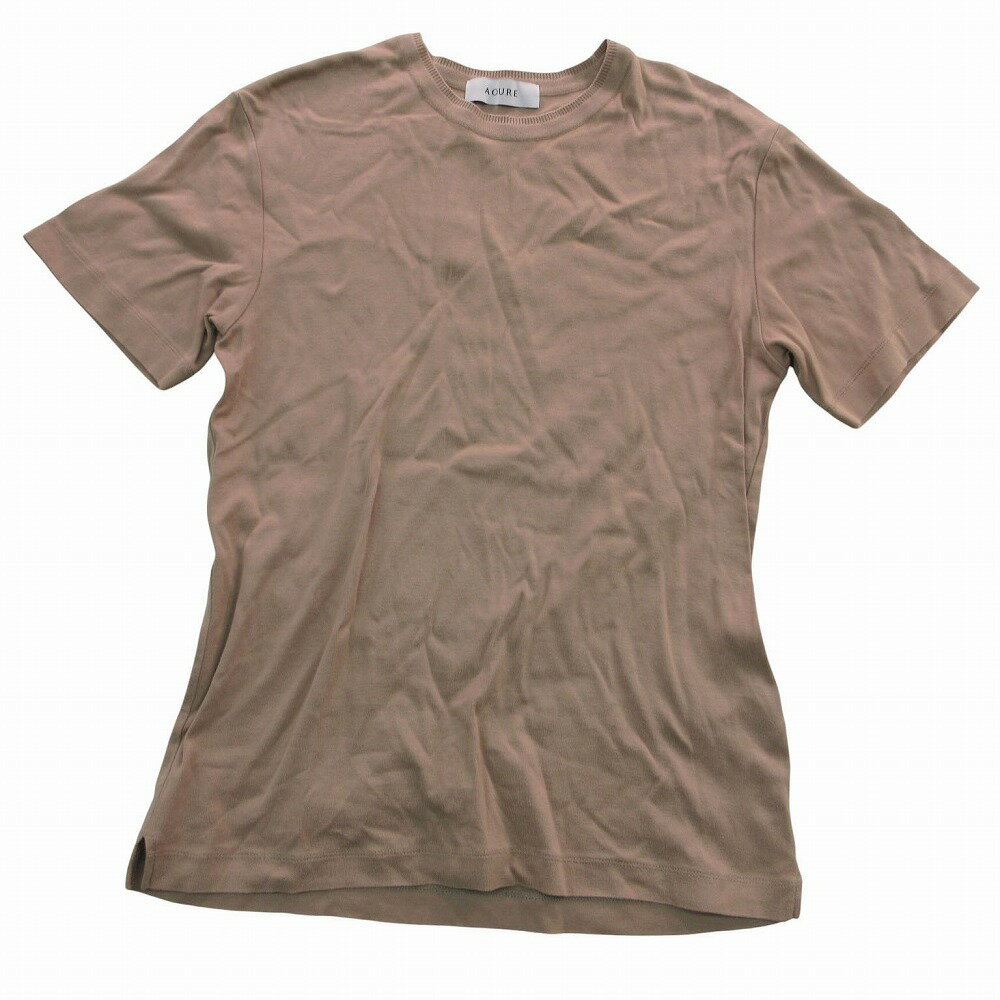&nbsp; 商品名 &nbsp; 【AOURE アウール コットン ジャージー Tシャツ ストレッチ 半袖 クルーネック カットソー AMNT221063 M ベージュ レディース】 &nbsp; 表記サイズ &nbsp; 【M】 &nb...