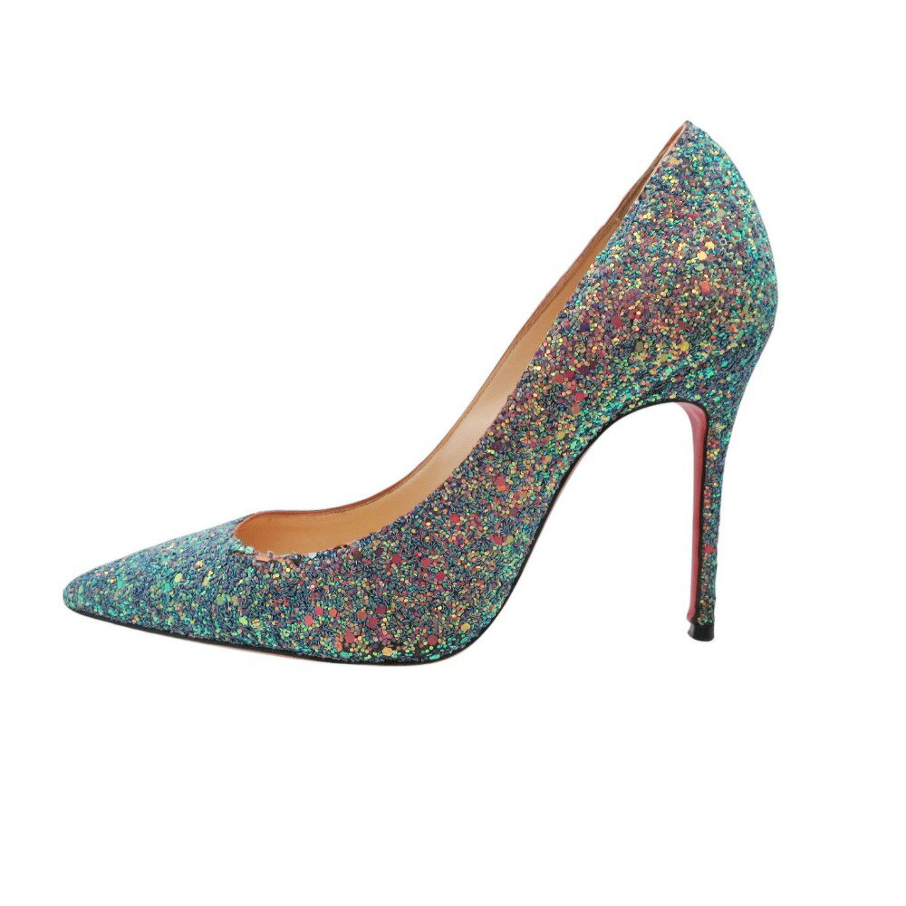 &nbsp; 商品名 &nbsp; 【Christian Louboutin クリスチャンルブタン グリッター パンプス DECOLLETE 554 100 34.5 21.5cm マルチカラー レディース】 &nbsp; 表記サイズ &n...