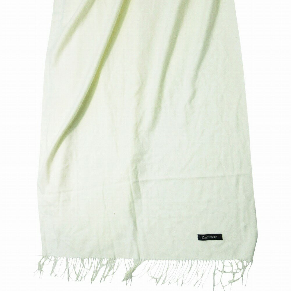 &nbsp; 商品名 &nbsp; 【Cashmere カシミヤ100% 大判 ストール マフラー ホワイト サイズ180×65cm レディース】 &nbsp; 表記サイズ &nbsp; 【表記無し（実寸をご参照ください。）】 &nbsp;...