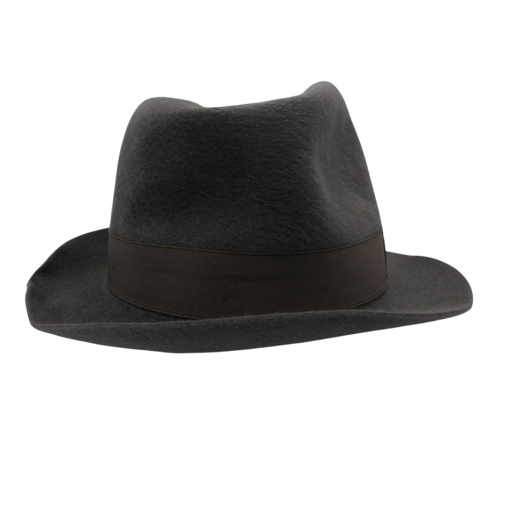 商品名 Borsalino ボルサリーノ ハット グアナコ フェルトハット 帽子 チャコールグレー UK7 USA 7 1/8 （57.5cm） メンズ 【中古】 表記サイズ UK7 USA 7 1/8 （57.5cm） 実寸サイズ 【頭回...