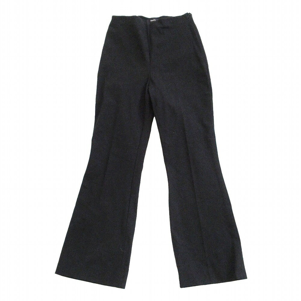 商品名 theory セオリー パンツ CL KICK PANT BISTRETCH3 フレア イージー ストレッチ 無地 サイドジップ ブラック XX0【XXS】 レディース 【中古】 表記サイズ XX0（XXS） 実寸サイズ 【ウエスト...