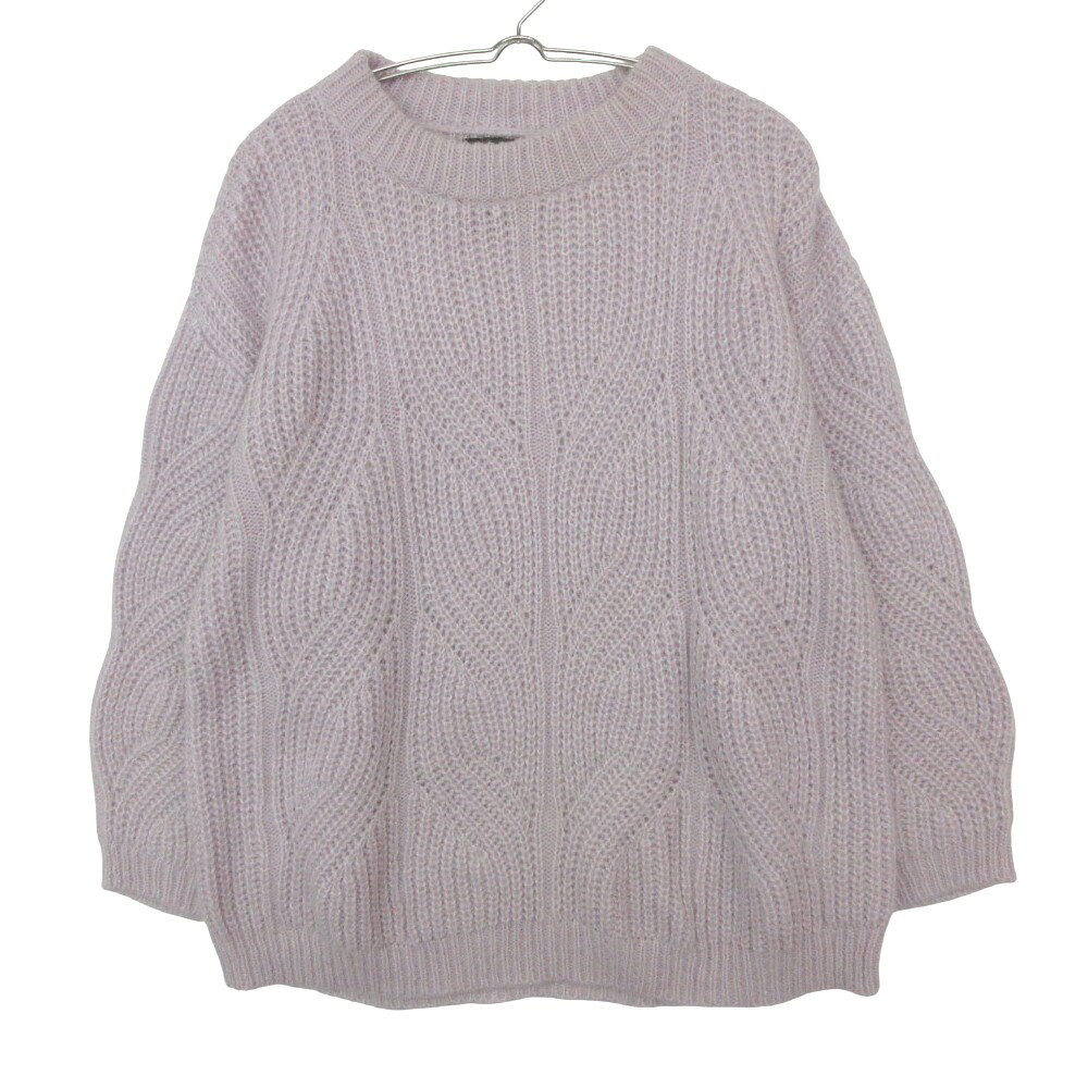 商品名 Massimo Dutti マッシモドゥッティ セーター ボリュームスリーブ ニット プルオーバートップス モヘア混 ラベンダー USA S【M】 レディース 【中古】 表記サイズ USA S（M） 実寸サイズ 【肩幅】約57cm ...