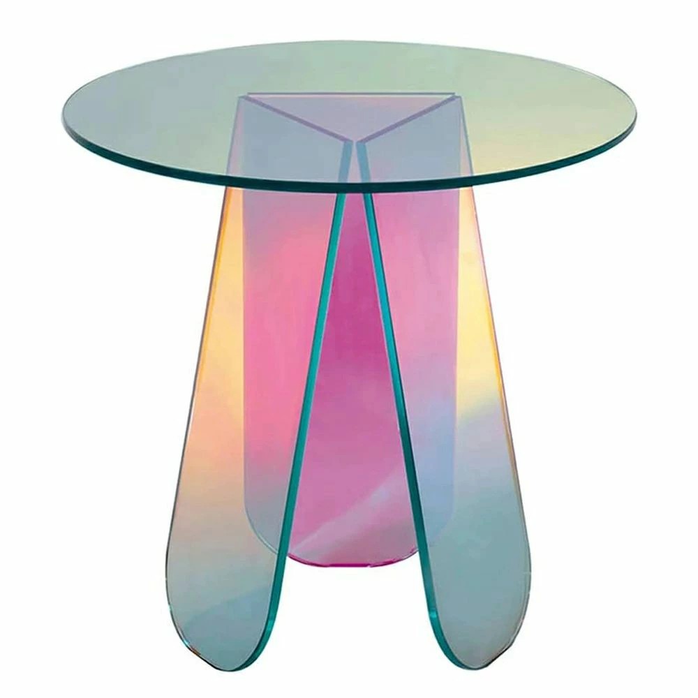 鮮やかな虹色の色合いが特徴のこの傑出した作品は、 さまざまな角度からさまざまな色が特徴で、魅力的で上品です インテリアに馴染むシンプルデザイン アクリルの高い透明度と、クロームメッキの美しいフレームを生かしたデザイン。 ? シンプルで無駄の...