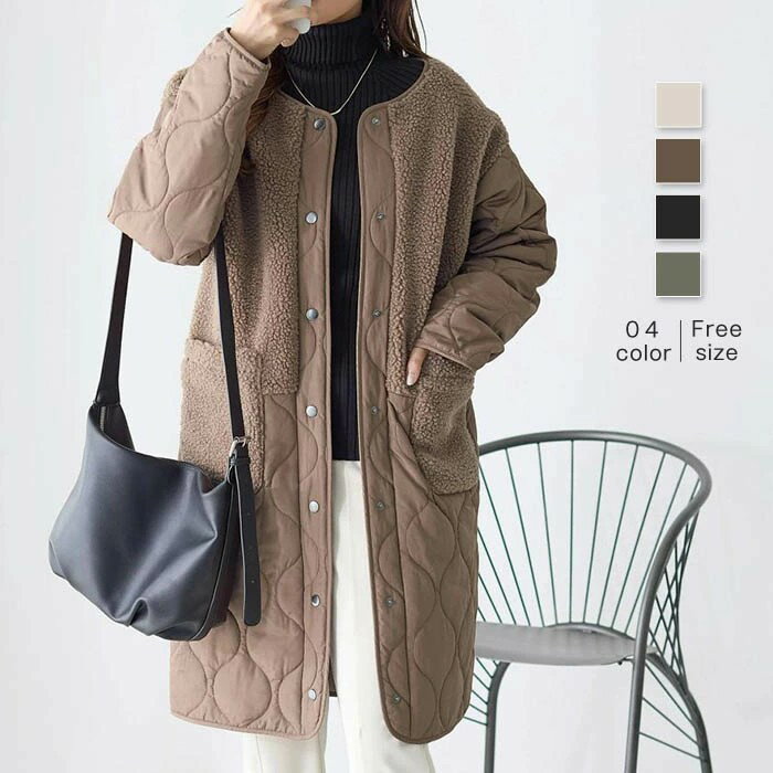 カラー ブラック カーキ キャメル コーヒー色（写真参照） ※お客様ご使用のPC環境により商品画像のカラーが多少異なる場合があります。仕入時期により多少デザインなど異なる場合があります。ご了承ください。 サイズ（CM） F：着丈100　バス...