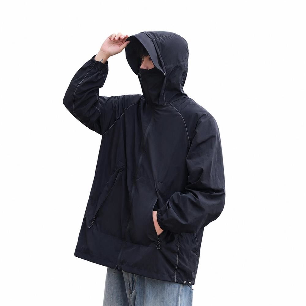 　　　 ◆◇◆売れている秘密◆◇◆ 【洗練されたデザイン】このUVカットパーカーは、シンプルながらもトレンドを意識したゆったりシルエットが特徴です。軽量でさらりとした質感の夏服 メンズ用アウターとして、タウンユースからアウトドアまで幅広く活...