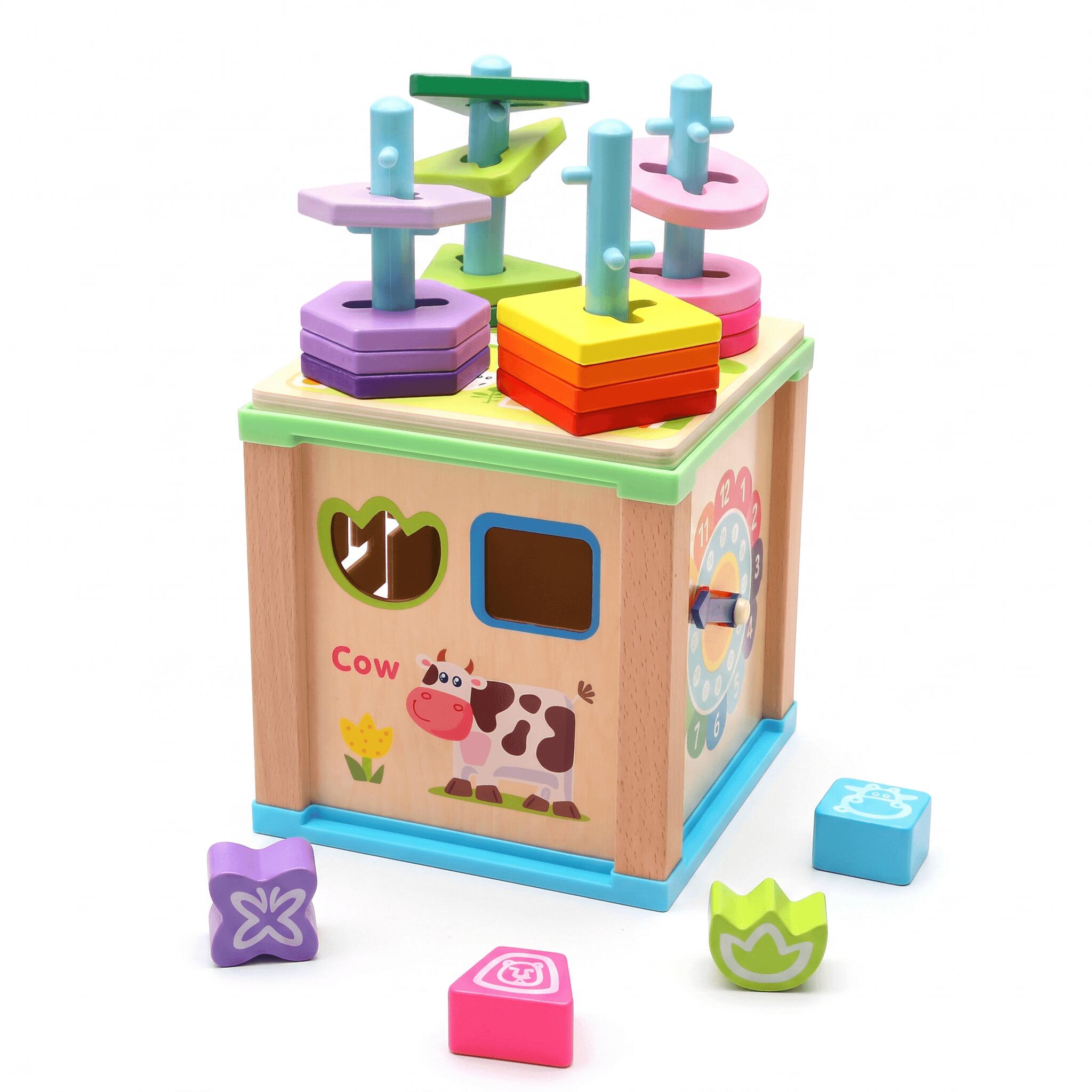 　　　 ◆◇◆売れている秘密◆◇◆ 【カラフルな知育玩具】お子様の視覚を刺激する鮮やかな色使いが特徴の、形合わせパズルボックスです。星型やハート型など10種類以上のバリエーション豊かな木製ブロックがセットになっており、遊びながら色の識別能力...