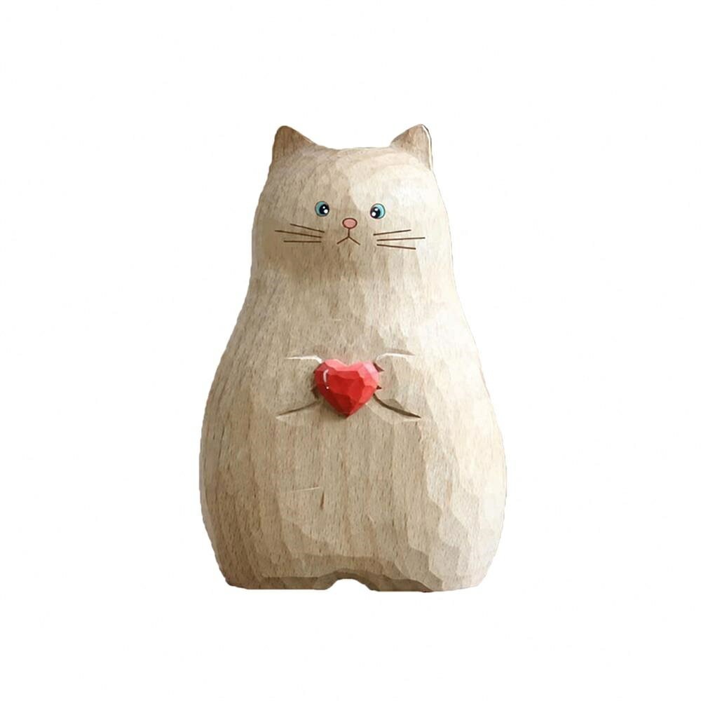 　　　 ◆◇◆売れている秘密◆◇◆ 【愛らしい猫のデザイン】職人の手作業で一つひとつ丁寧に作られた、温かみのある猫 花瓶です。ハートを大切に抱えた猫 置物は、独特の表情と手作りならではの質感が魅力で、お部屋のインテリア 雑貨として置くだけで...