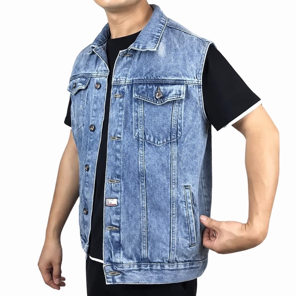　　　 ◆◇◆売れている秘密◆◇◆ 【お洒落なヴィンテージ感】洗練されたライトブルーの色合いが魅力のデニムベスト メンズは、羽織るだけでこなれ感を演出します。しっかりとした生地感でありながら、季節を問わず重宝するジージャン ノースリーブです...