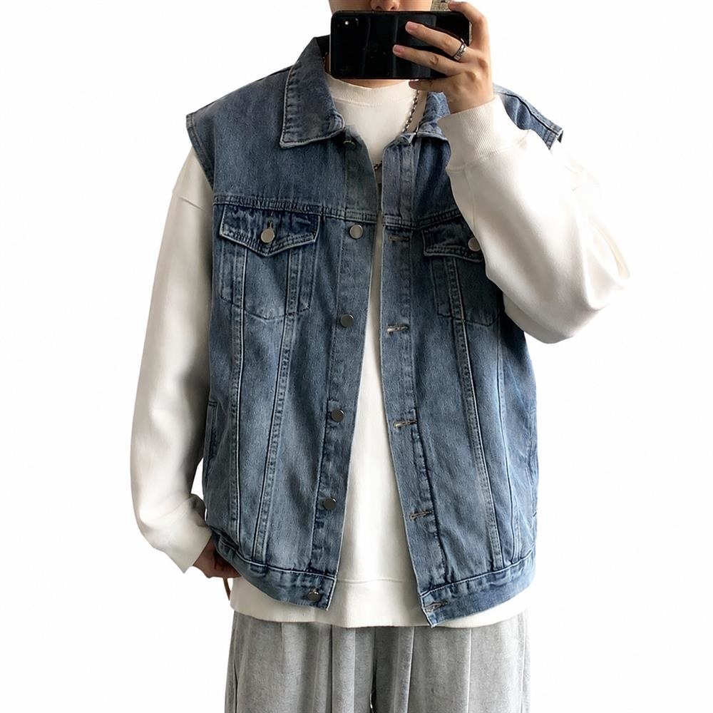 　　　 ◆◇◆売れている秘密◆◇◆ 【洗練されたヴィンテージ感】このデニムベストは、深みのあるウォッシュ加工を施し、トレンドの原宿風スタイルを演出します。絶妙な色落ち加減が魅力のメンズ ベストは、羽織るだけでこなれ感がアップ。丈夫で肌触りの...