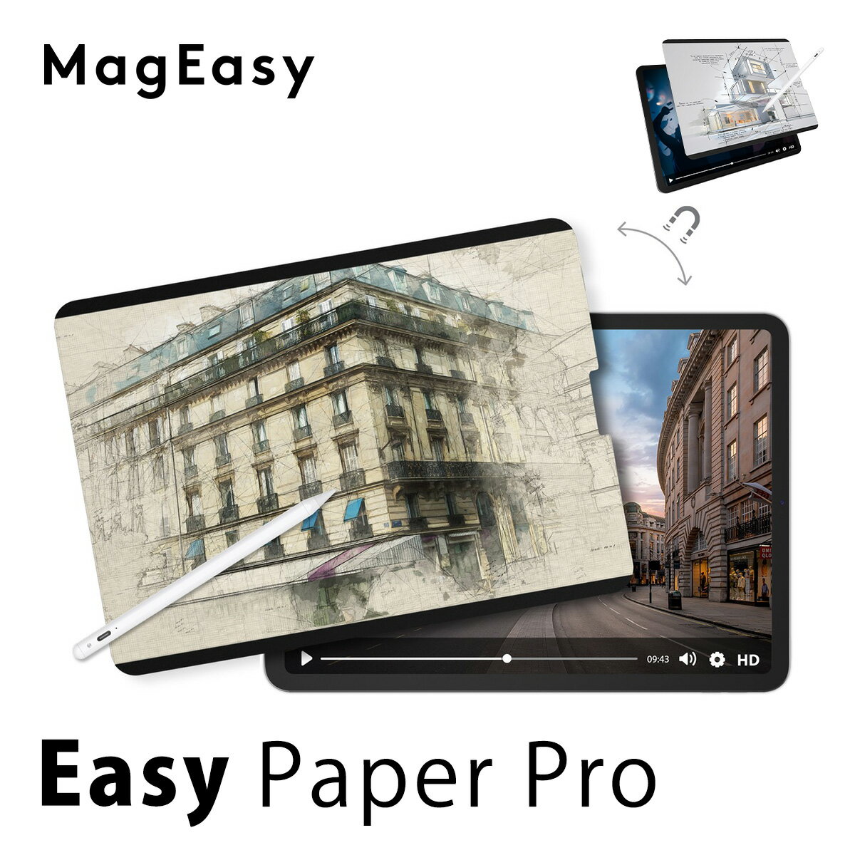 【製品仕様】… ◆ 対応機種 ： iPadPro 11 インチ 第4世代 2022年 第3世代 2021年 第2世代 2020年 第1世代 2018年 モデル ( アップル アイパッド プロ 11インチ ) / iPad Air 4 5 1...