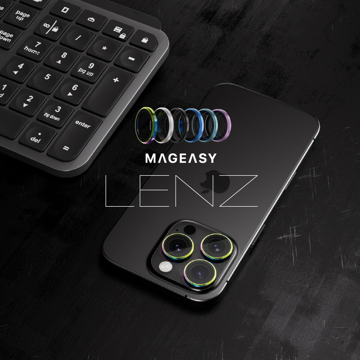 【製品仕様】… ◆ 対応機種 ： iPhone16 iPhone16Plus ( アイフォン 16 アイフォン16 プラス ) ◆ 内容物 ： カメラレンズ用フィルム × 1セット、クリーニングキット 一式 ◆ サイズ ： 約 1.7cm ...