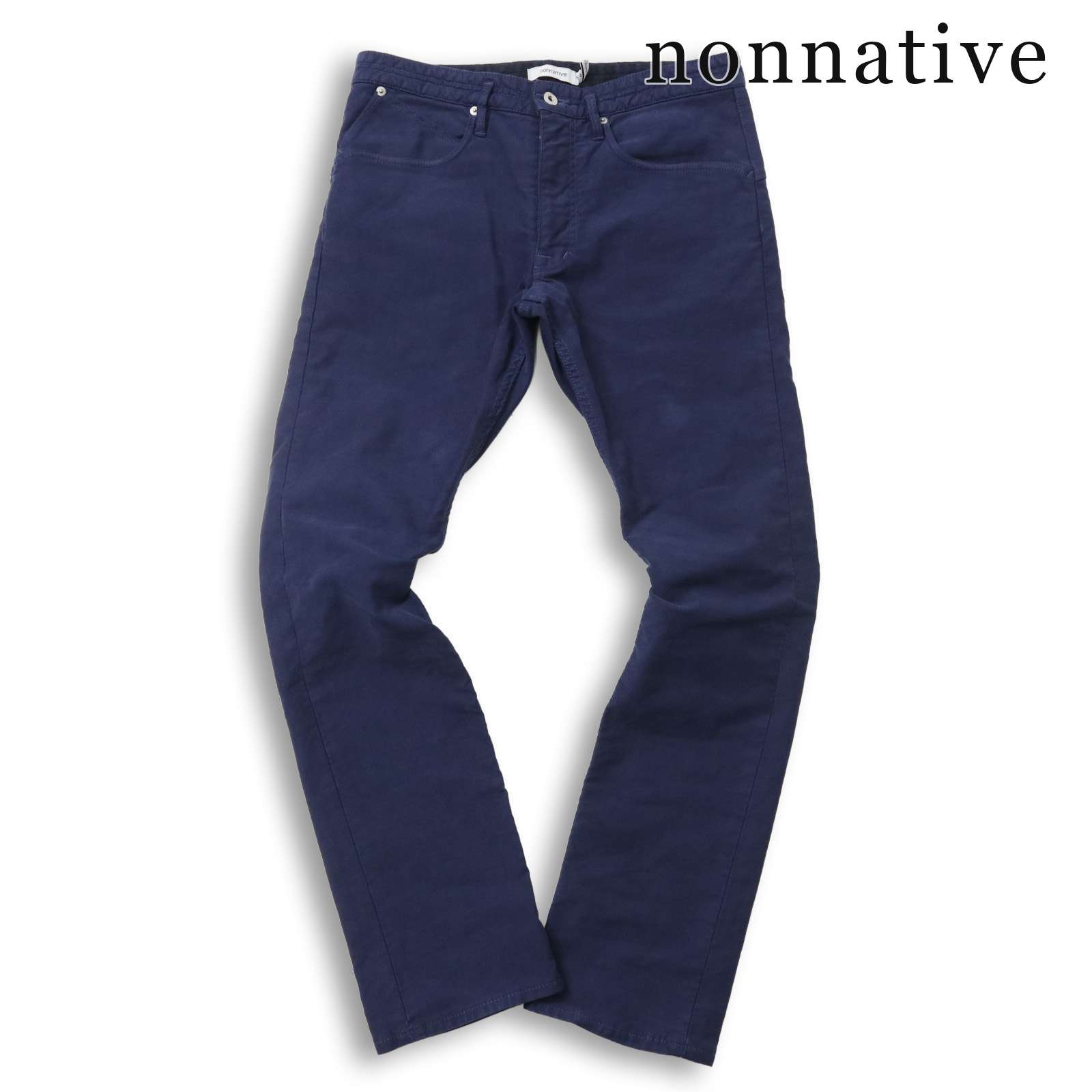 nonnative ノンネイティブ 通年★ ストレッチ ツイル スリム チノ パンツ 日本製 Sz.2 メンズ 紺 ネイビー ブランド nonnative サイズ・実寸 [サイズ表記] 2 【実寸】 ウエスト： 約42.0 cm 股上： 約...