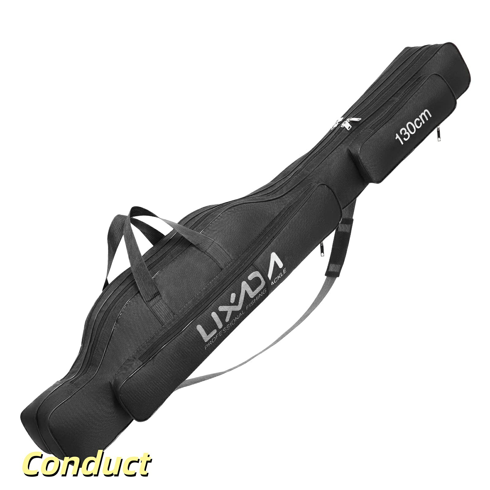 【送料無料】Fishing Rod Case' Portable Folding Fishing Rod Case Fishing Pole Reel Storage Bag Fishing Gears Organizer 100cm/13...