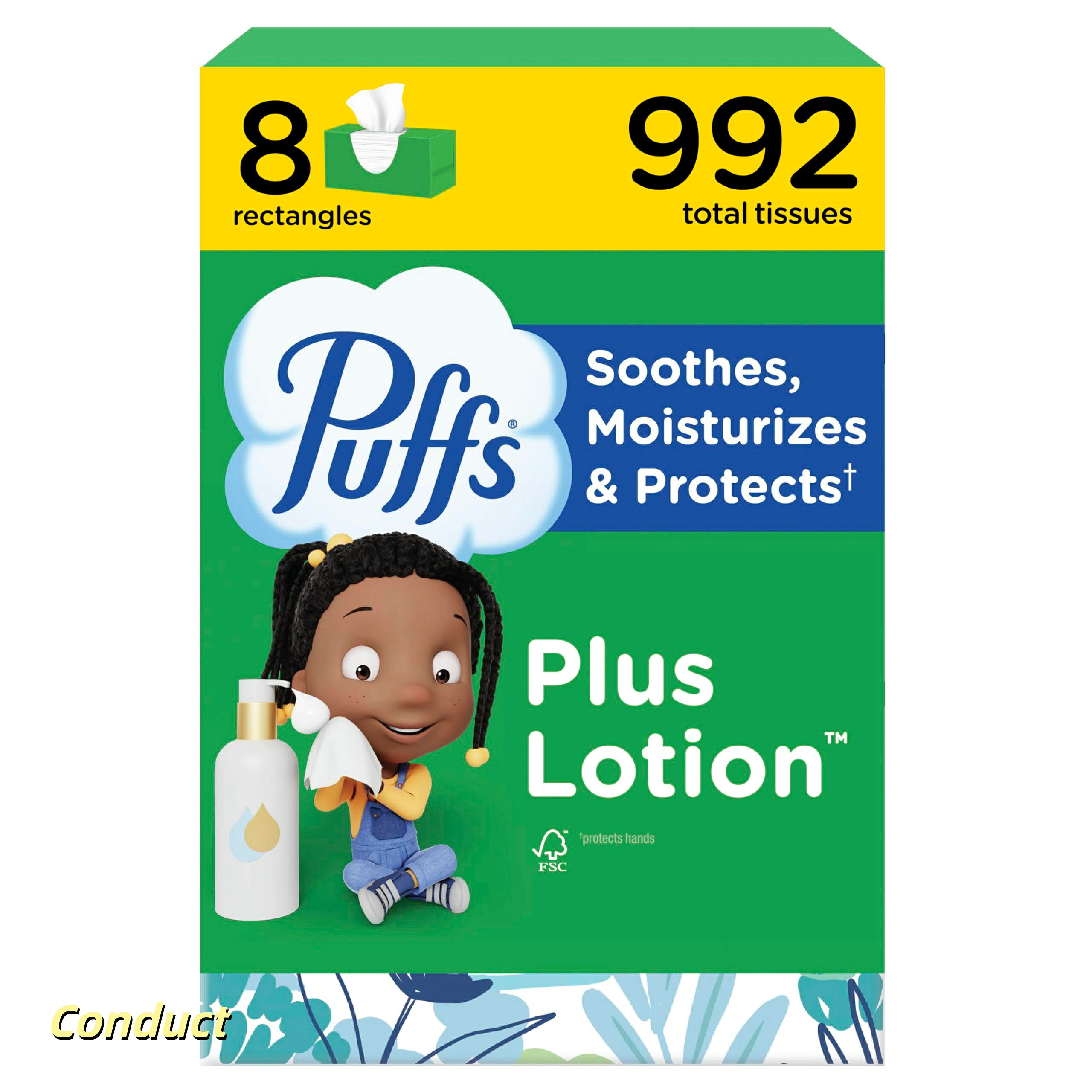 【送料無料】Puffs Plus Lotion Facial Tissues, 8 Family Boxes, 124 Facial Tissues per Box【送料無料】Puffs Plus Lotion Facial Tissues...