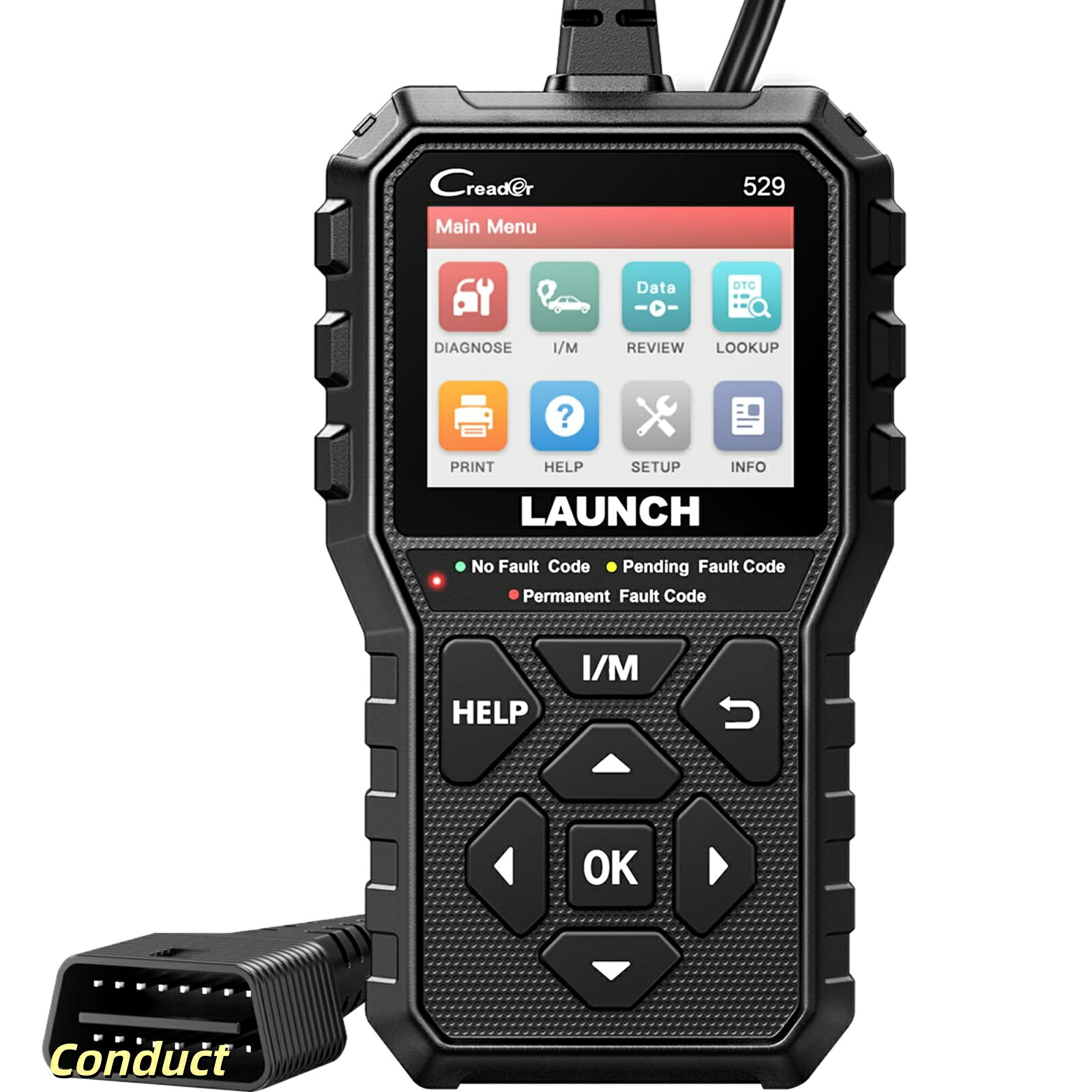 【送料無料】LAUNCH CR529 OBD2 診断機 自動車用 故障診断機 チェックエンジンライトの消灯 フルOBD2機能 故障コード意味解釈 | 初心者【送料無料】LAUNCH CR529 OBD2 診断機 自動車用 故障診断機 チェッ...