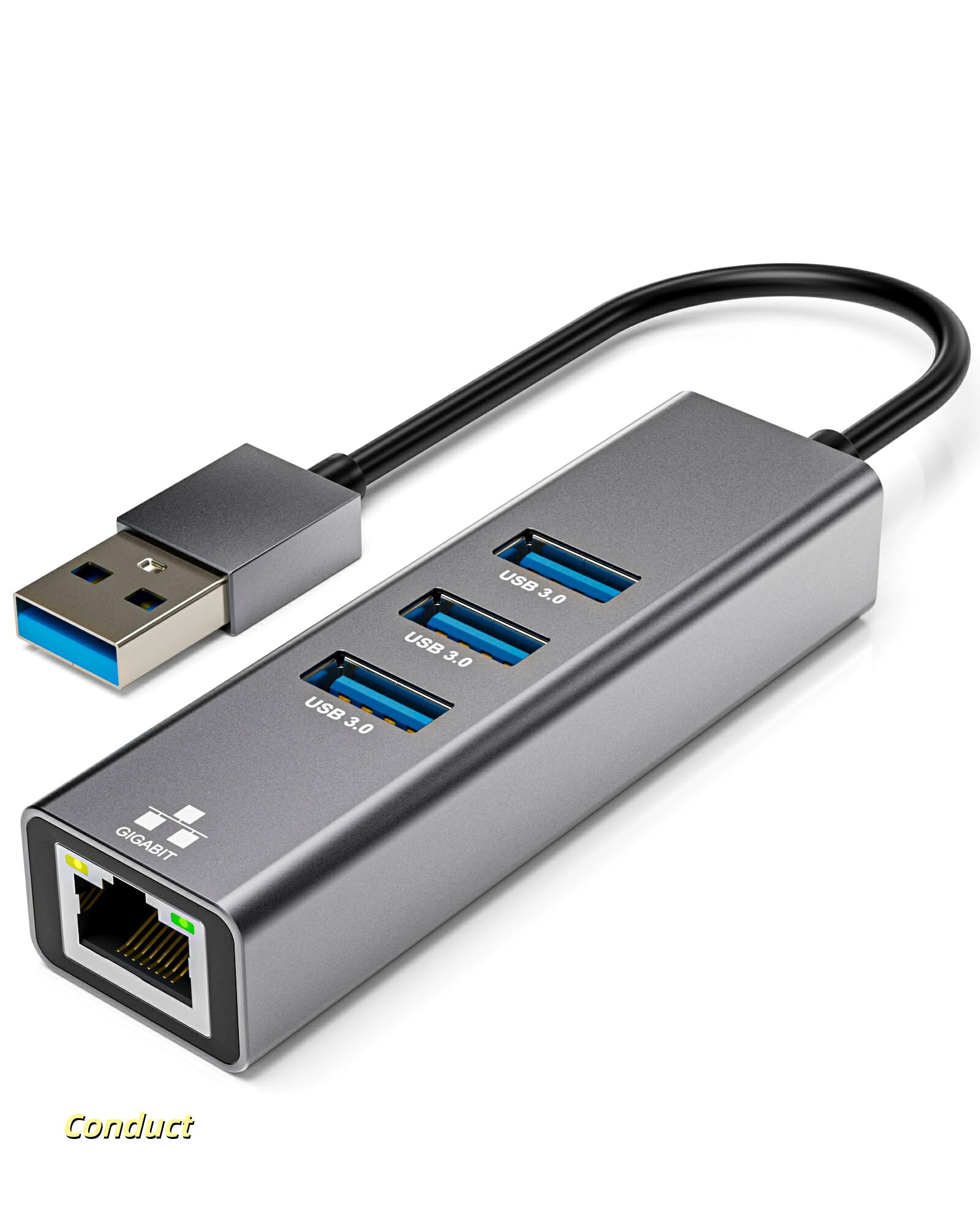 【送料無料】USB LAN変換アダプター 5in1 USBハブ RJ45 1000Mbps | USB3.0ハブ3ポート搭載、5Gbps高速データ転送。Windows?macOS?Linux?【送料無料】USB LAN変換アダプター 5in...