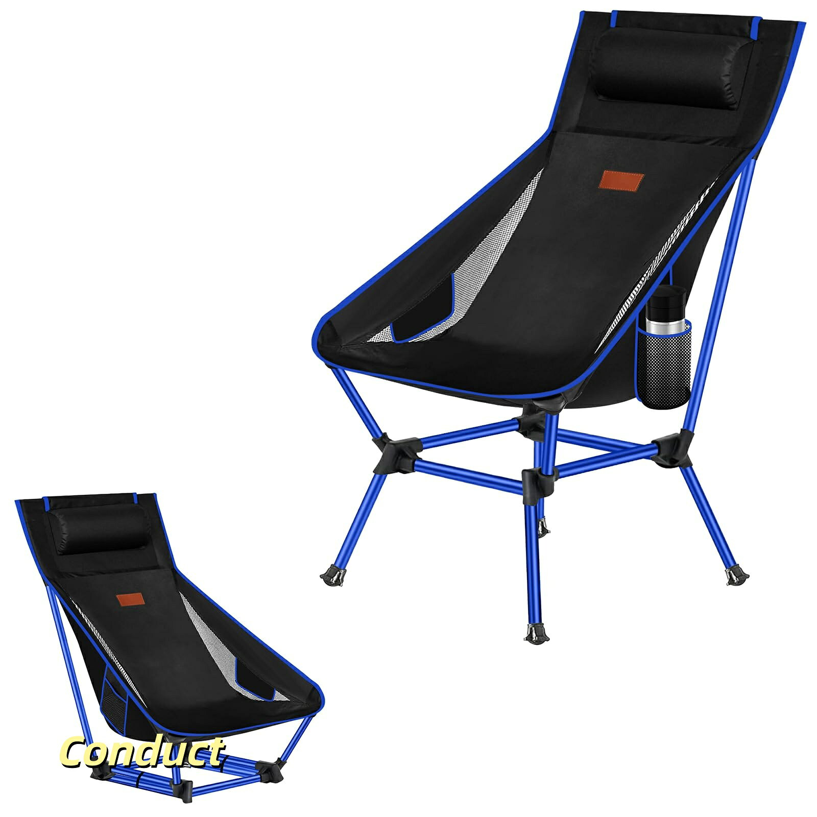 【送料無料】アウトドアチェア 2WAY キャンプ椅子 ローチェア 軽量 枕付き ハイバック 単品/セット【独自開発のカップホルダー】 耐荷重【送料無料】アウトドアチェア 2WAY キャンプ椅子 ローチェア 軽量 枕付き ハイバック 単品/セ...