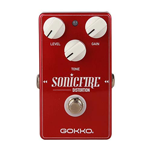 【送料無料】GOKKO SONICFIRE Distortionペダル GK-25 - ロック、メタル、ソロプレイに最適なホットロッド仕様のトーン | レベル、ゲイ【送料無料】GOKKO SONICFIRE Distortionペダル GK...