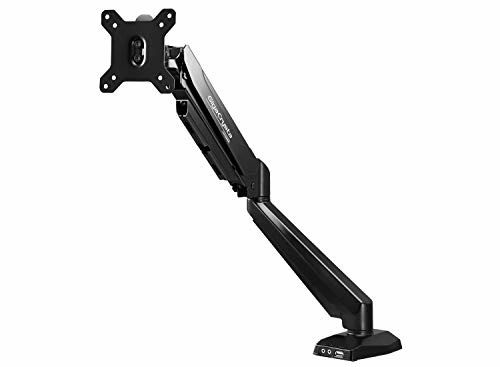 [特長]卓上を有効活用、耐荷重6kgのモニターアーム(シングル) [サイズ/重量]580×115×450mm/3.4kg ※クランプ金具部分は含まず [付属品]クランプ金具×1、取り付け用アタッチメント×1、滑り止め樹脂板×1、ネジ一式、六...