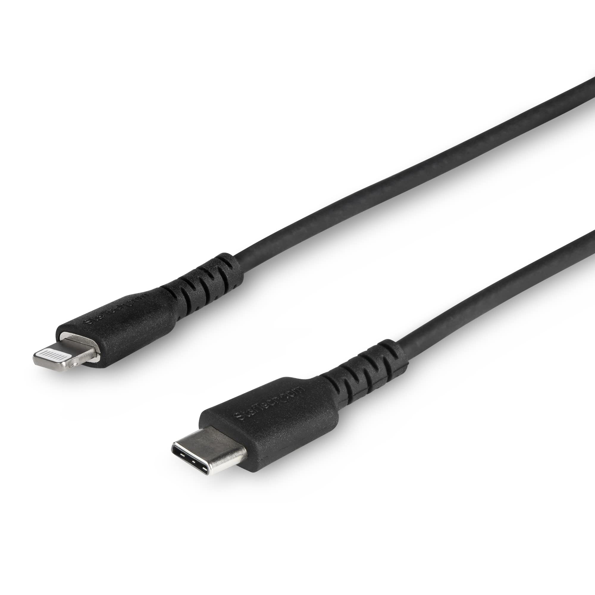 【送料無料】StarTech.com USB Type-C - Lightning ケーブル 1m ブラック Apple MFi認証iPhone充電ケーブル 高耐久性ライトニングケーブ【送料無料】StarTech.com USB Type-...