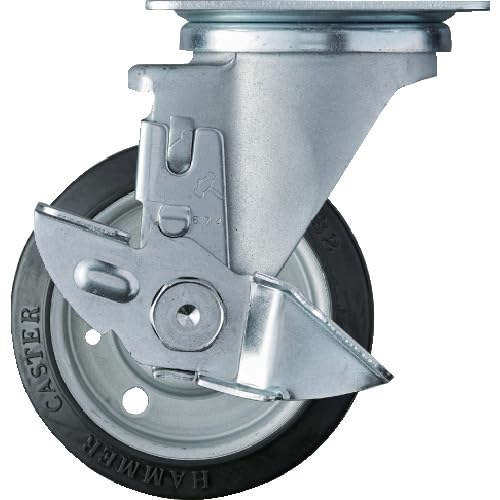 【送料無料】ハンマーキャスター(Hammer Caster) 特殊鋼板製 自在 SP付 ゴムB車 150mm 413YS-RBB150【送料無料】ハンマーキャスター(Hammer Caster) 特殊鋼板製 自在 SP付 ゴムB車 150m...