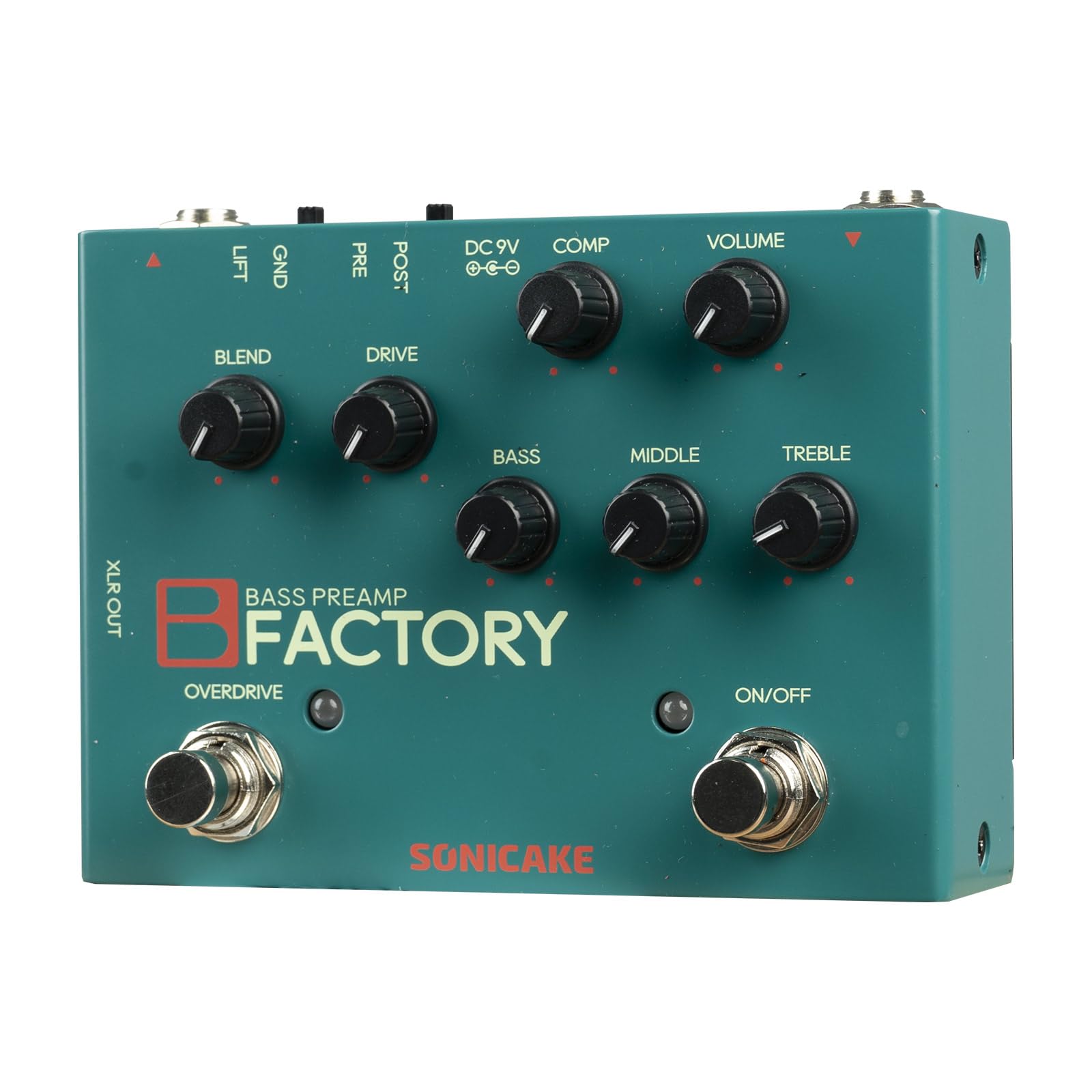 【送料無料】SONICAKE プリアンプ＆コンプレッション＆オーバードライブ ベース エフェクター B Factory【送料無料】SONICAKE プリアンプ＆コンプレッション＆オーバードライブ ベース エフェクター B Factory