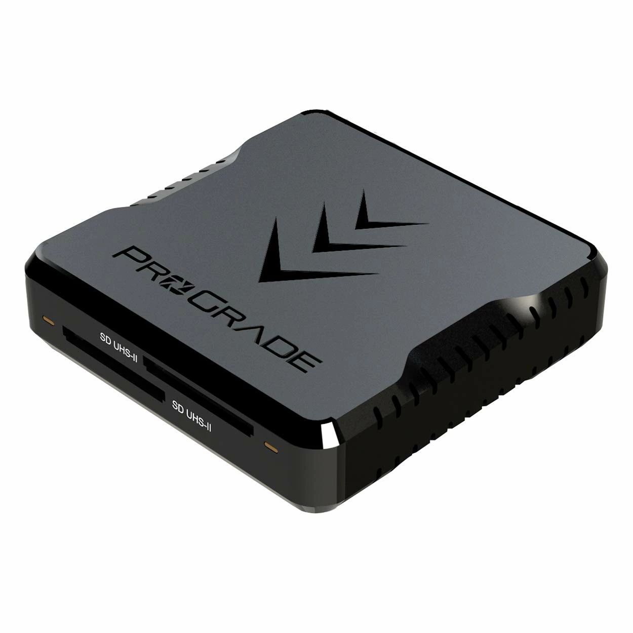 ?対応カード：SD/SDHC/SDXC UHS-II x 2枚（相互のデータコピー可能）?カード差し込み式 ?インターフェイス：USB3.1 Gen2対応（本体端子Type-C）最大転送速度：1.25GB/s ?LEDライト搭載でカードの稼...