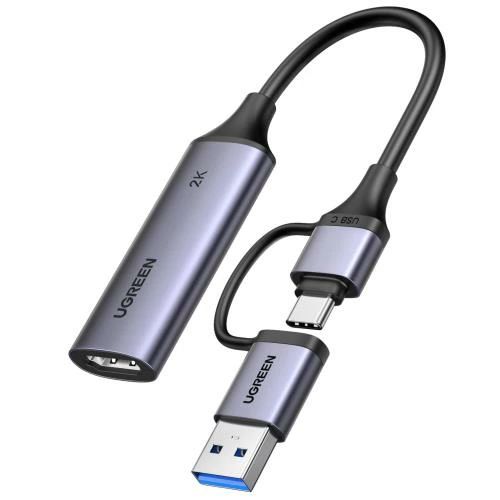 2K高解像度対応・クリアで詳細な録画体験を提供UGREENの2K＠30Hz HDMI キャプチャーボードは4K@30Hz入力と2K@30Hz出力に対応し、高画質と互換性の両立を実現！高解像度入力により編集時の画質劣化を防ぎ、2K出力は視認性...