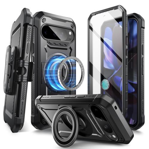 360°全身保護、20フィートの落下に耐えることができ、4つのコーナーエアバッグテクノロジーにより優れた衝撃吸収と落下保護を実現し、米軍グレードの基準を満たしています。 幅広いMagSafeアクセサリー(磁気カーマウント、MagSafeワイ...