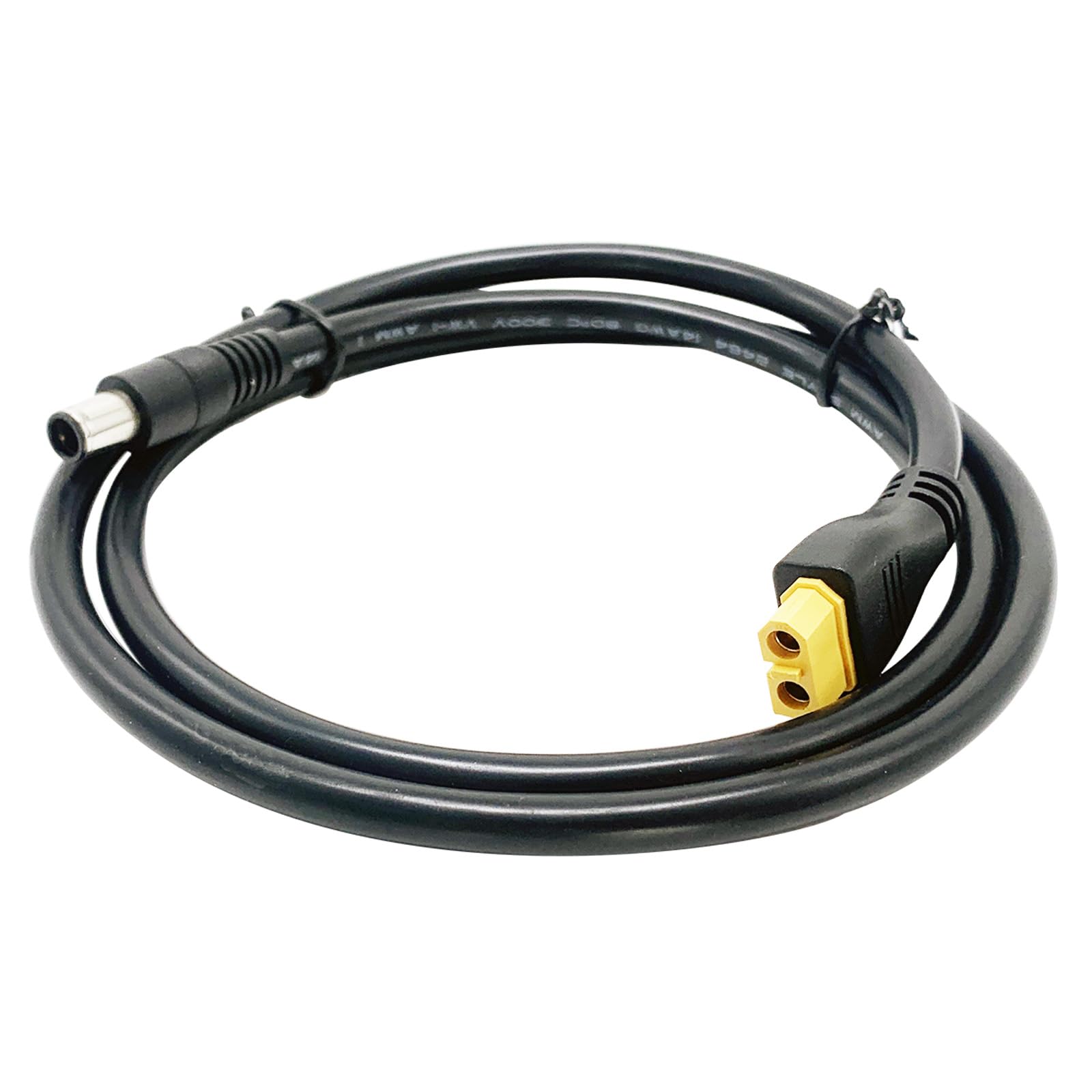 XT60メスからDC 7.9mm x 0.9mmオス14AWG電源ケーブル：XT60メスからDC7909オスへの変換ケーブルは、耐久性に優れた高品質の素材を使用しており、長期間の使用に耐えます。 XT60 - DC 8mmコネクタアダプター...