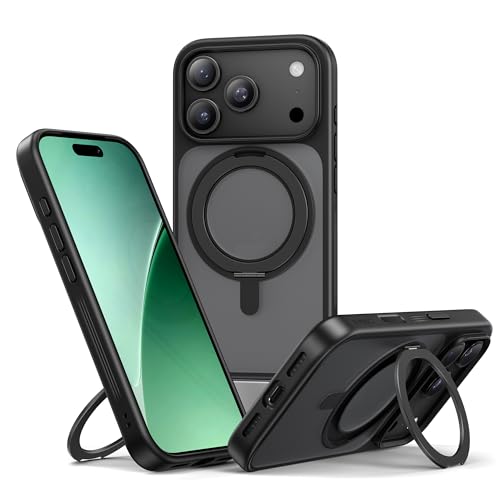 対応機種iPhone17 Pro Max専用（6.9インチ・三眼レフ） 強力な磁力で吸着・高速充電iPhone17promax用 ケース内部に38個の強力なN52マグネットを搭載しており、MagSafe充電器や様々なマグセーフアクセサリーに...