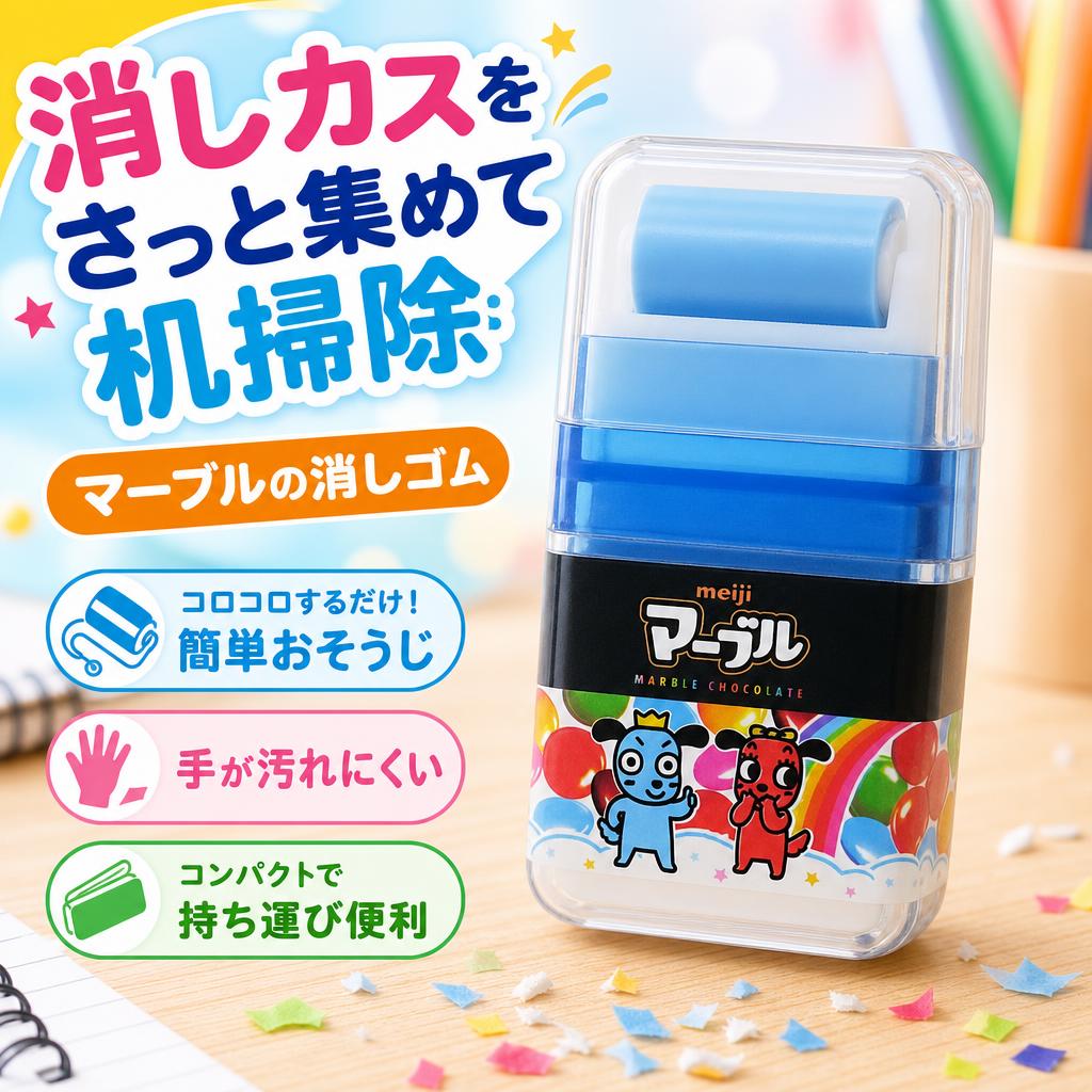 【メーカー・ブランド名】funbox【JAN】4991863462592【個装サイズ】5.2×6×2.2cm【重量】30【商品説明】キッズたち大喜び!!【おやつマーケット】ステーショナリーシリーズ☆彡こちらは大ヒットアイテム【ローラー付き消...