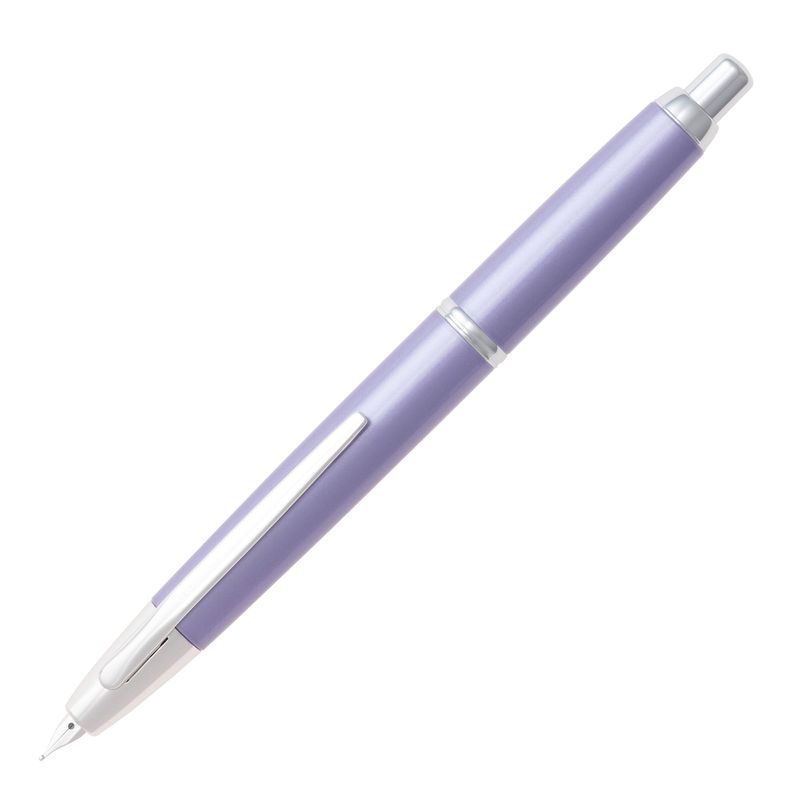 【メーカー・ブランド名】パイロット【JAN】4902505442414【個装サイズ】6.3×17.5×3cm【重量】91【商品説明】パイロット 万年筆 キャップレスデシモ FCT15SRVEF バイオレットペン先　18金　ノック式 極細字(...