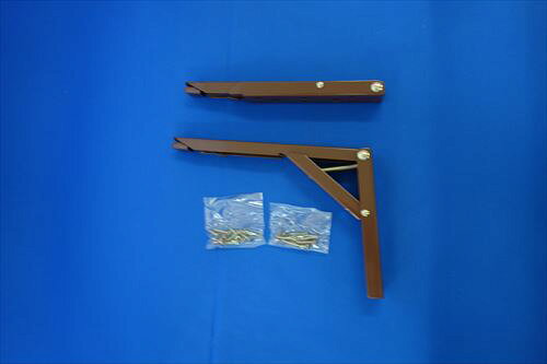 仕上・色茶材質鋼板入数1セット(2本）入耐荷重40kg（※耐荷重は2本当たりの数値です。また、壁面への取付方法、取付ピッチによっても変わってくる事がありますので参考値です。）サイズ200mm付属品トラスタッピング（クロメート）M3.5Xl5...