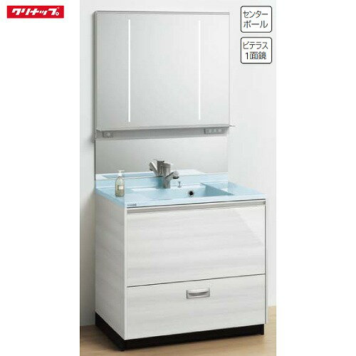 サイズ(mm)間口900/奥行600/高さ1950扉カラールーチェウッドホワイトカウンターカラーアクアマリンブルー水栓シャワー付シングルレバー水栓商品内容●ミラーキャビネット(ビテラスミラー1面鏡/ダブルLED/ミラーパネル) 　M-090...