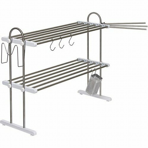 商品説明サブシンクのあるキッチンやワンルーム用のユニットキッチンなどに使える置き型タイプ。棚の形状はパイプ型。幅60。本体サイズ:幅638×奥行240×高さ500mm棚サイズ:幅600×奥行228商品重量:1.13kg(アクセサリー取付時)...