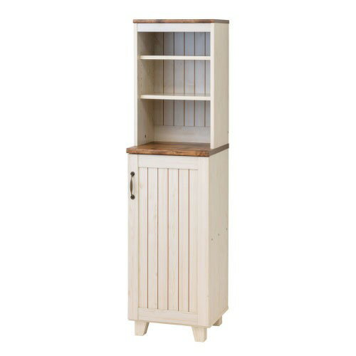 商品説明狭い場所にも置けるスリムタイプ。 高さ約151cmと低め設計なので、圧迫感なくお使いいただけます。 リビングでもキッチンでも使え、シリーズで組み合わせれば、温かみのあるカントリー調の空間が広がります。商品詳細仕様 組立式 商品サイズ...