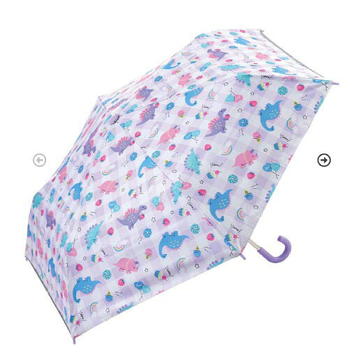 商品説明日差しも雨も、しっかりガード！子供用晴雨兼用折りたたみ傘。 軽くて丈夫、折れにくいグラスファイバーとアルミの傘骨。 内側生地カラーコーティング。 携帯に便利な袋付き。 2面対面にライトが当たると反射するテープ付き。 ベルトの内側に名...