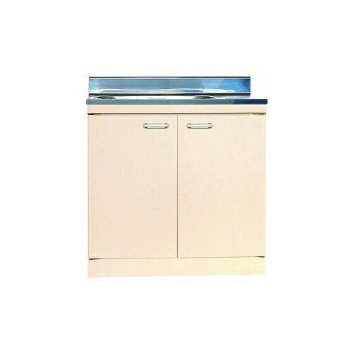 【商品名】 流し台【品番】 ONS-60扉色はアイボリーのみです。 【サイズ】 W600xD460xH800【仕様】 小型ゴミ収納器付・ジャバラホース付き【仕上げ】 内部：片フラベニヤ仕上げ底板：化粧仕上げ丁番 ：キャビネット丁番【カラー】...