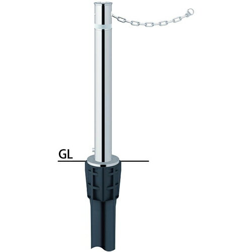 メーカーサンポール(SUNPOLE)商品名リフター 上下式車止め　φ76.3(t2.0)×H700mm品番LA-8LC商品説明操作性と機能性を追求した、地中に収納できる保守管理の楽な車止めです。使用用途に合わせて、支柱サイズ・機能の異なるラ...