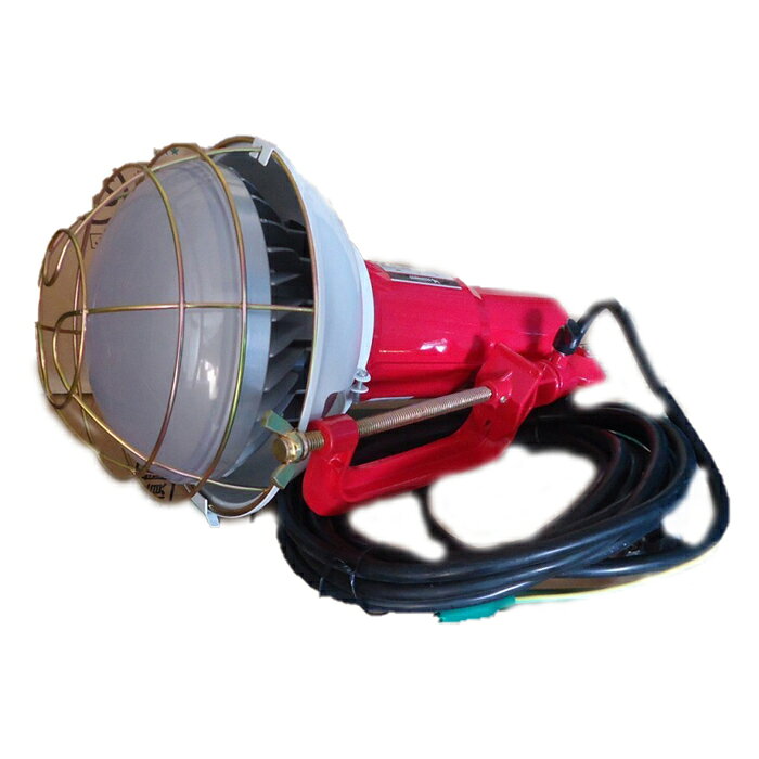 明るさ：5500ルーメン　（昼白色　約6000K）LED効率が良くて110Lm/Wになります。 消費電力：50W　 定格電圧：100V LED50W電球付き、5mコード付き、屋外用（IP65） 2芯3芯兼用型オレピンプラグ採用（アース付き）...