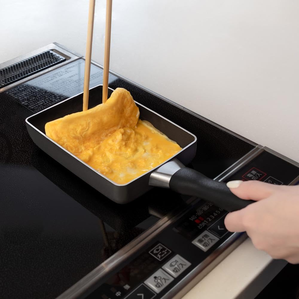スタイル：卵焼き器◆商品名：MEYER 卵焼き器 13×18cm エッグパン IH ガス火 グレー ND-745 マイヤーズワンサイズ：幅36.5×奥行18.7×高さ6.7cm、重量：約0.53kg素材・材質：本体/アルミニウム合金、内面/...