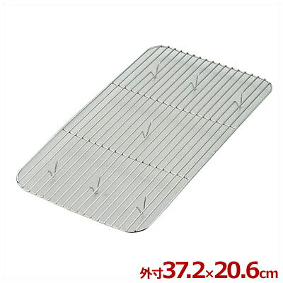 サイズ：幅372×奥行206mm材質：18-8ステンレス弁慶　18-8ステンレス製　長バット用網　40型●深型長バット、浅型長バットに使用可能　