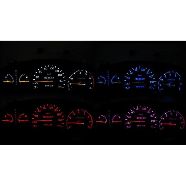 商品説明メーカー名クールファクトリー 商品名メーターバックライト1台分セット適合車種NISSANグロリア Y32平5(93)/06〜平7(95)/05注意 LEDには極性がありますので点灯しない場合は接点が逆になる様に差し込んでください。グ...