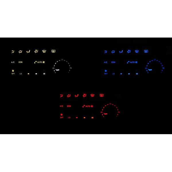 商品説明メーカー名クールファクトリー 商品名LEDエアコン照明1台分セット適合車種TOYOTAカレン (ST20系)平5(93)/10〜平10(98)/01(オートエアコン用) 注意 LEDには極性がありますので点灯しない場合は接点が逆にな...