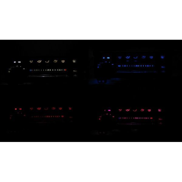 商品説明メーカー名クールファクトリー 商品名LEDエアコン照明1台分セット適合車種TOYOTAMR2 (SW20)平1(89)/10〜平11(99)/10注意LEDには極性がありますので点灯しない場合は接点が逆になる様に差し込んでください。...